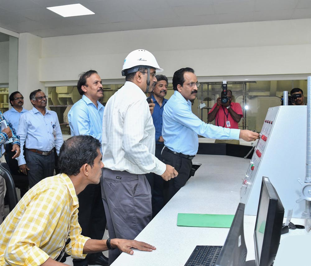 FIRST BLOW DOWN TEST OF TRISONIC WIND TUNNEL AT VSSC